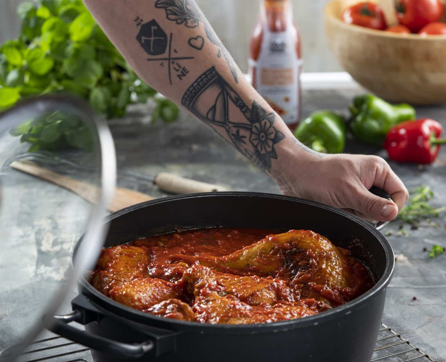 Κοτόπουλο κοκκινιστό κατσαρόλας - Cook At Home