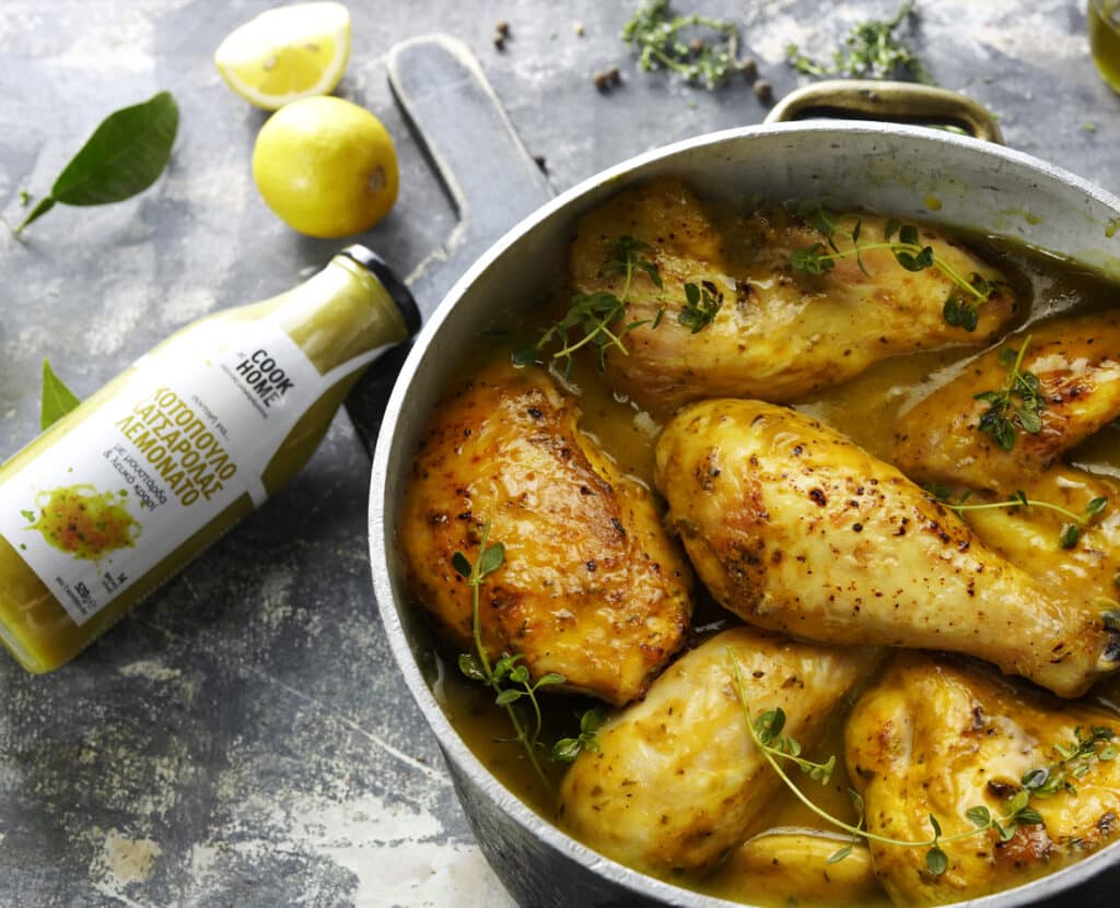 Κοτόπουλο κατσαρόλας λεμονάτο - Cook At Home